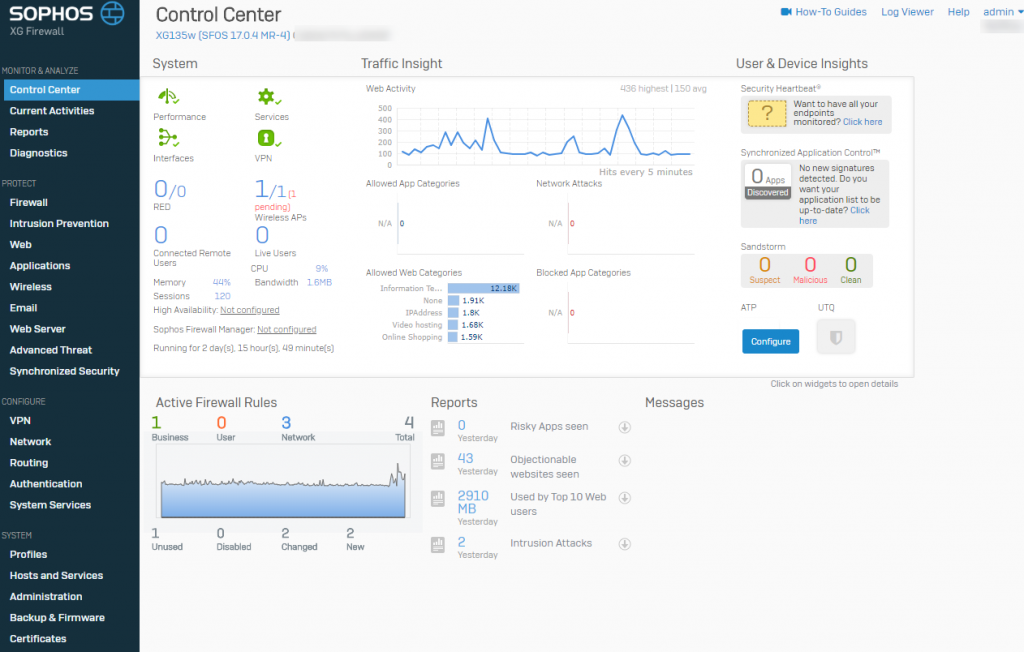 Sophos XG Firewall Review | virtual.mvp